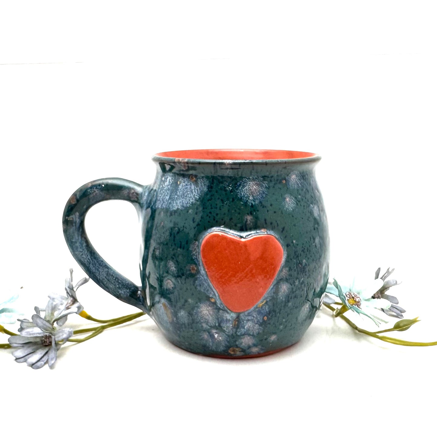 Calliope Heart Mug - Blooming Blue – Trades of Hope